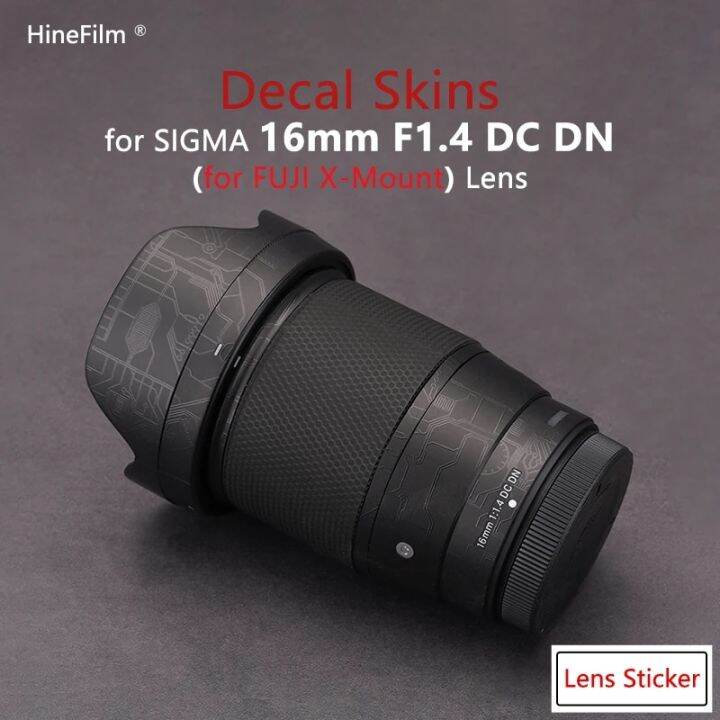 Sigma 16 1.4 X Mount Lens Premium Decal Skin For Sigma 16Mm F1.4 DC DN ...