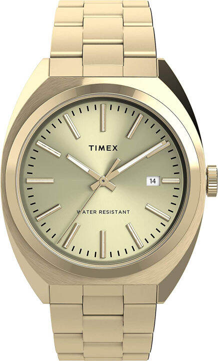 Timex Men's Milano XL 38mm Watch Gold | Lazada.co.th