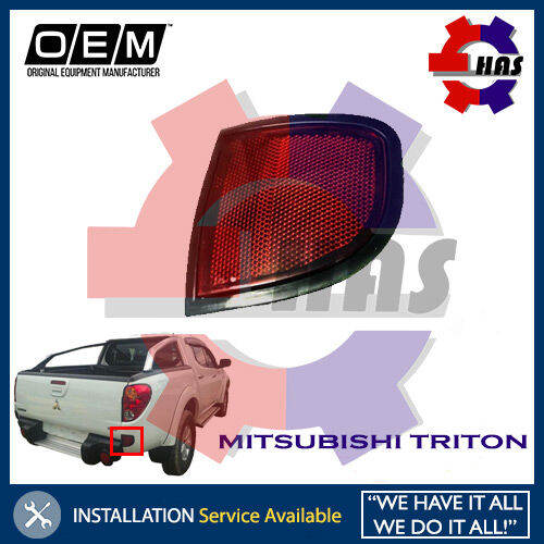 MITSUBISHI TRITON REAR BUMPER REFLECTOR LIGHT BELAKANG 100% NEW HIGH ...