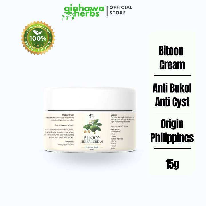 Ginhawa Herbs, BITOON CREAM Original Lipoma Removal Cream Treat Tumor ...
