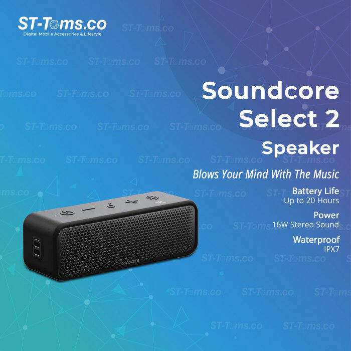 Anker Soundcore Select 2 Portable Speaker Bluetooth NFC With Mic A3125 ...