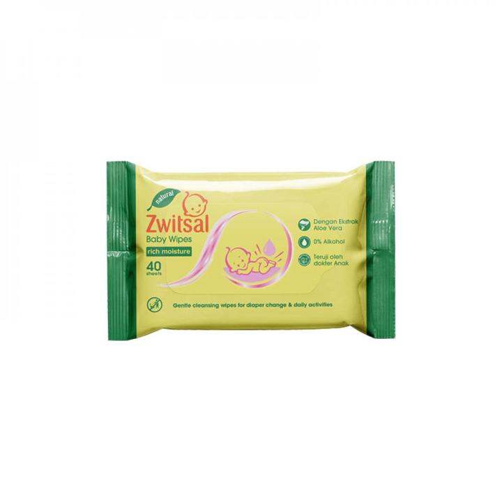 Zwitsal baby wipes 40 sheets | Lazada Indonesia
