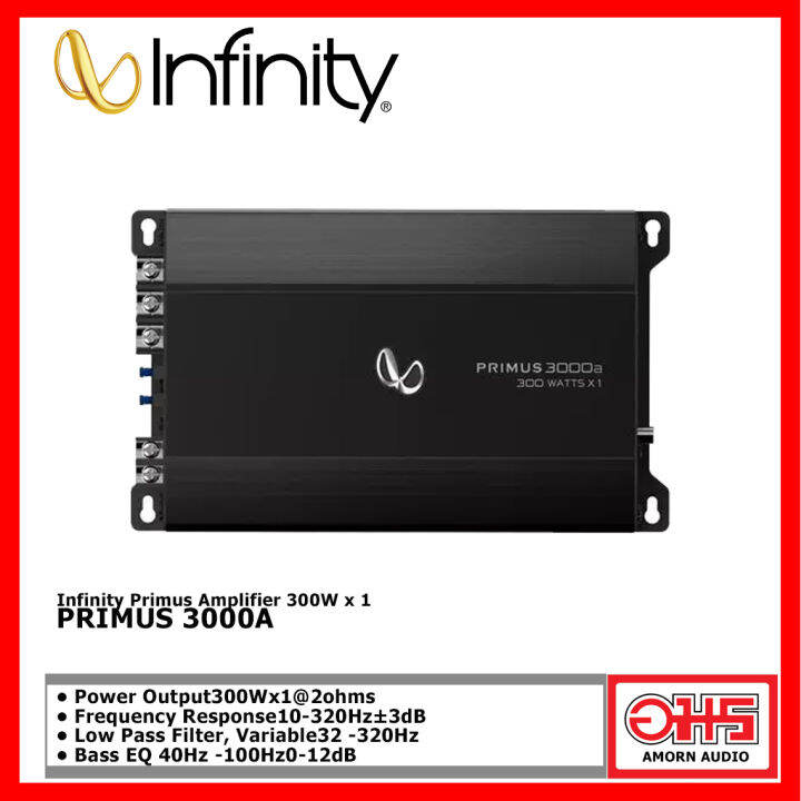 Infinity PRIMUS 3000A Amplifier 300W x 1 AMORNAUDIO อมรออดิโอ | Lazada ...