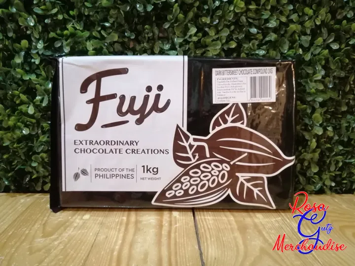 Rosa Gutz Fuji Chocolate Block 1kg Dark Bittersweet Compound | Lazada PH