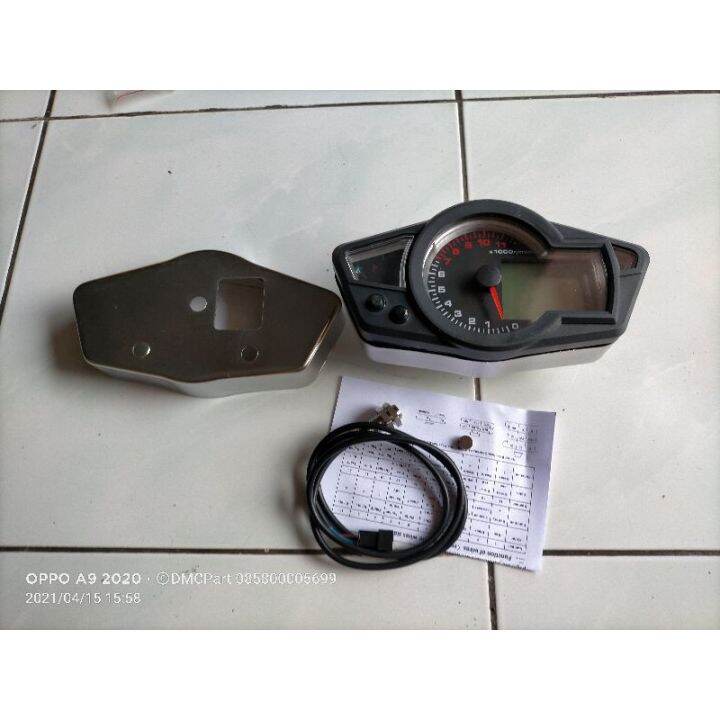 SPIDOMETER rpm DIGITAL model KOSO RX1N Set Dudukan spido takometer ...