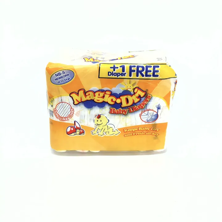 Magic-Dri Baby Diaper New Born to Small 10's | Lazada PH