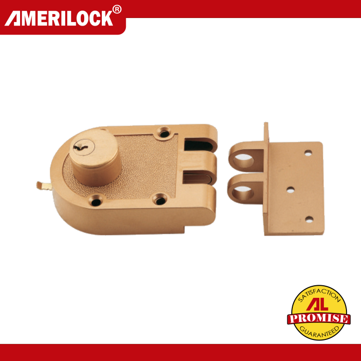 AMERILOCK Jimmy Proof Deadlock for Steel Gate (AL 275, 280) Chrome ...