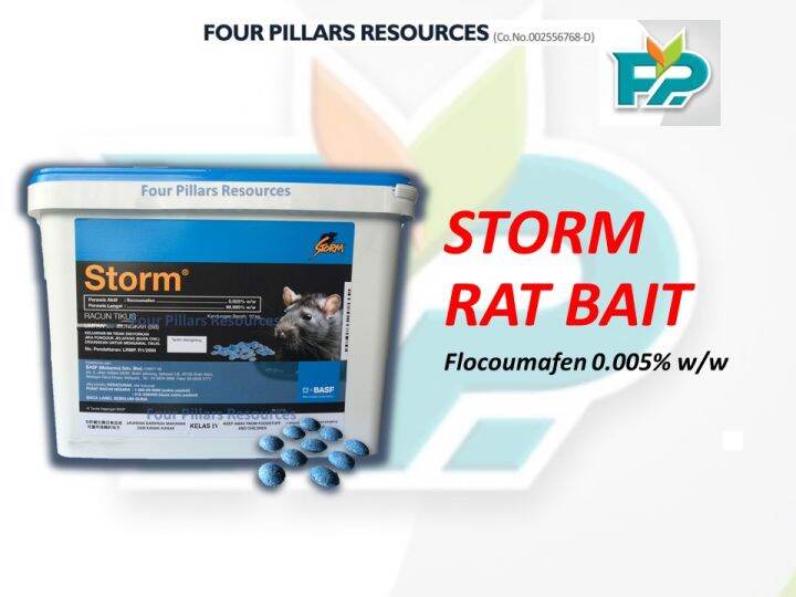 Storm Rat Bait 15 pcs / Umpan Tikus / 老鼠药即用诱饵 15粒装 / Ready to use ...