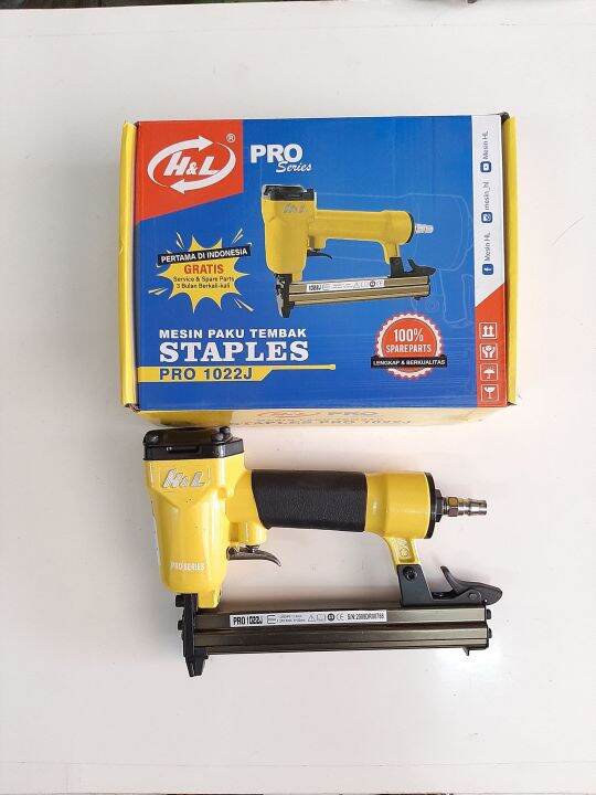 Air stapler 1022J H&L paku tembak kompresor staples angin | Lazada ...