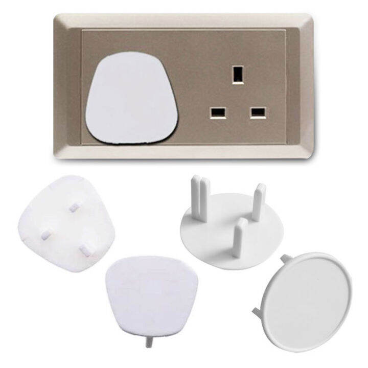 UK Power Plug Socket Cover Baby Proof Child Safety Protector Guard ...