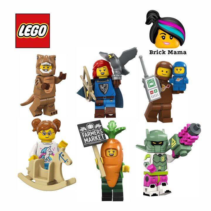 Brick Mama | LEGO Collectible Minifigure Series 24 Falconer Carrot ...