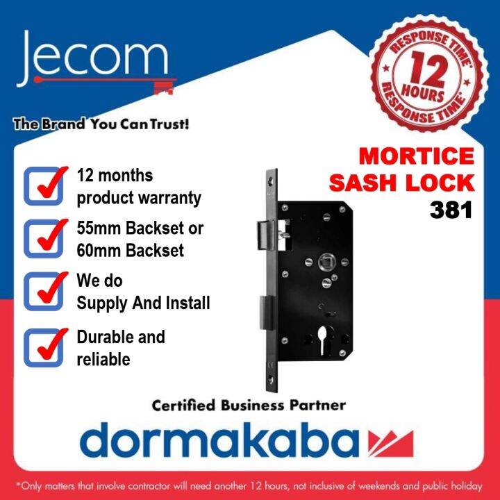 Dormakaba Mortice Sash Lock 381 | Dorma Mortice Sash Lock 381 | Lazada ...
