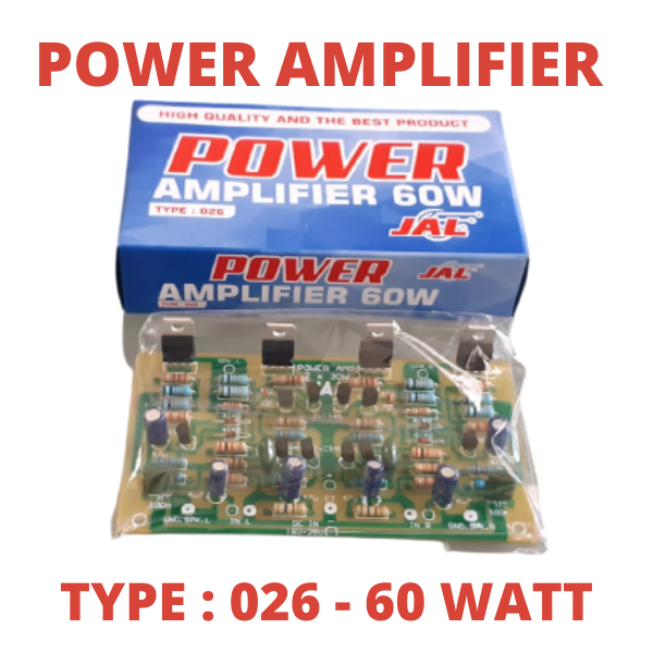 KIT STEREO 60WATT POWER AMPLI / 60W 60 W 60 WATT STREO AMPLIFIER EMPLI EMPLIE EMPLIFER EMPLIFIER ...