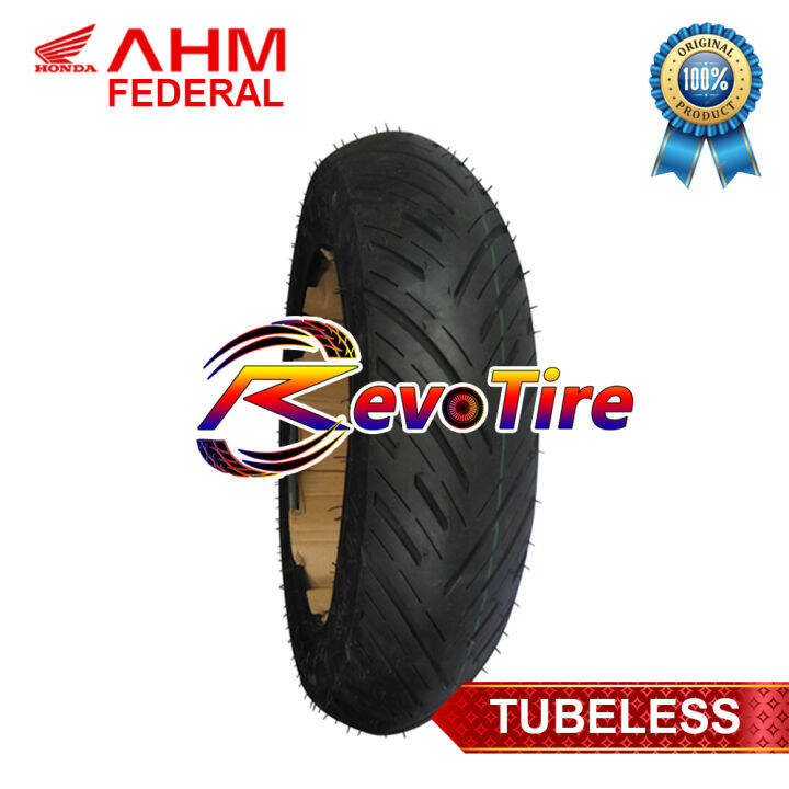 AHM Federal K93 ukuran 100/90-12 Ban Motor Matic Tubeless Depan Scoopy ...