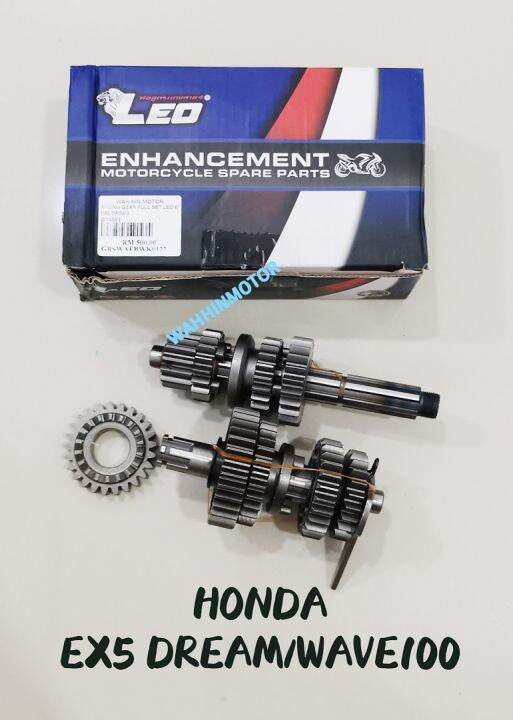 [ LEO ] HONDA EX5 DREAM WAVE100 CLASS 1 CT100 KRISS E BONUS RACING GEARBOX GEAR COMP FULL ...