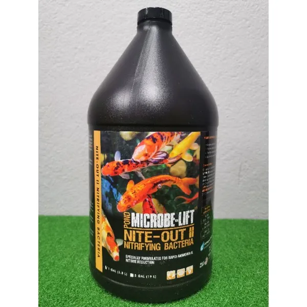 Microbe-Lift Nite Out II Pond(3.8 Litre/ 1 Gal) Nitrifying PB ...