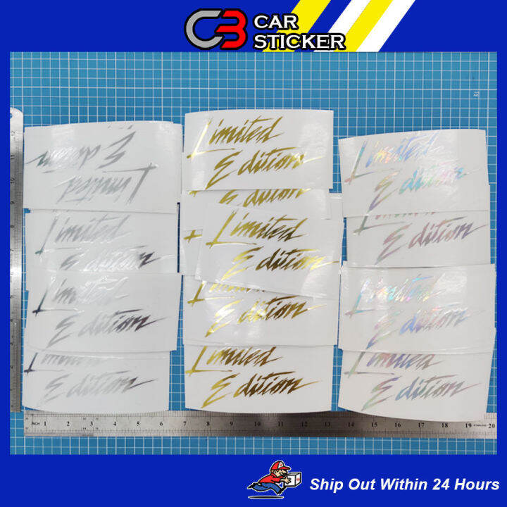 CAR STICKER LIMITED EDITION / W610 | Lazada