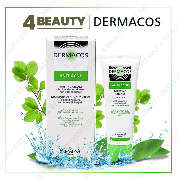Kem Dưỡng Dermacos Anti-Acne Matting Cream 50Ml - Giảm nhờn, ngừa mụn ...