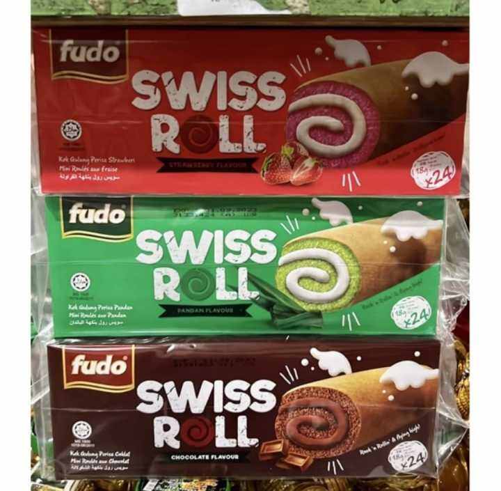 Fudo Layer Cake Coklat Banana Stroberi Fudo Swiss Roll Coklat Fudo Cake ...