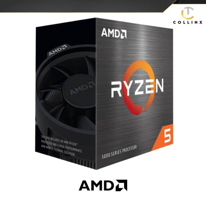 AMD Ryzen 5 5500 Gaming Desktop Processor | 6 Cores 12 Threads AM4 DDR4 | with CPU Cooler Fan ...