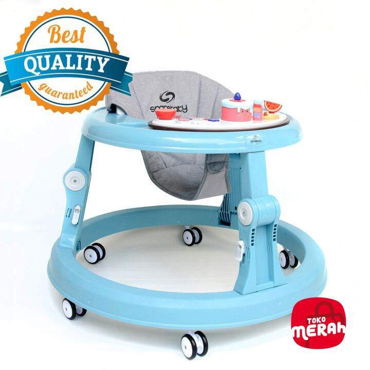 Baby Walker Wolker Spacebaby Roda Dorongan Bayi Belajar Jalan Anak ...
