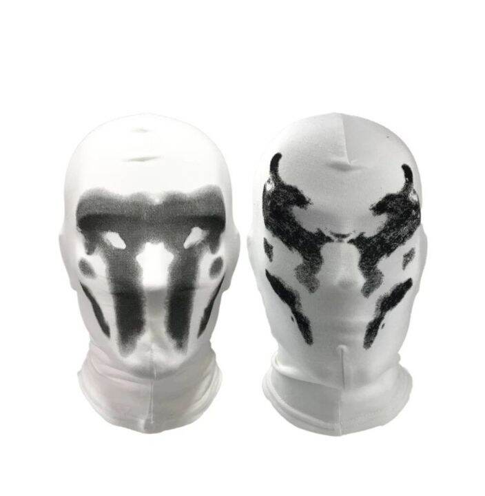 Anime Rorschach Mask Inkblot Masks Watchmen Costume Cosplay Masques ...