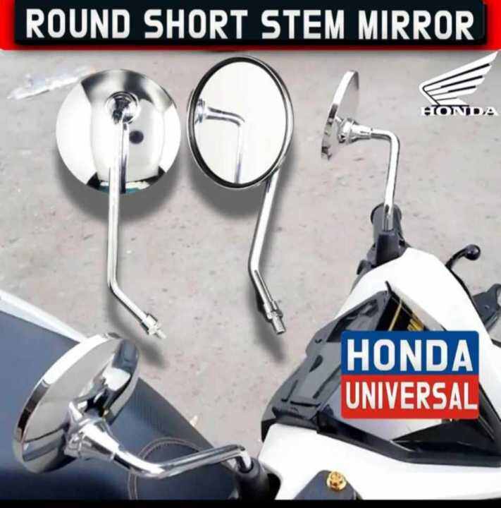 HONDA XRM 125 MOTARD | Motorcycle Bilog Side Mirror Small STAINLESS ...