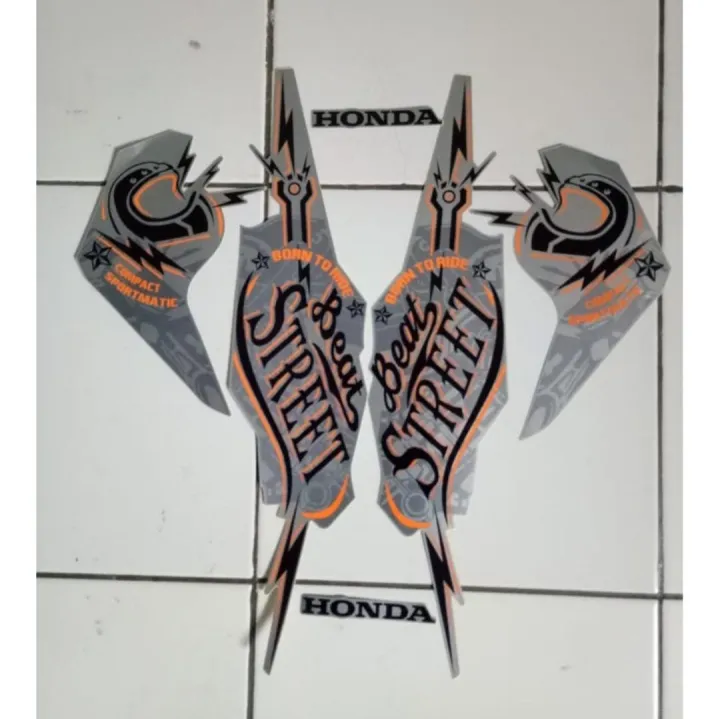 striping original Honda Beat street 2019 decal Honda Beat street 2019 ...