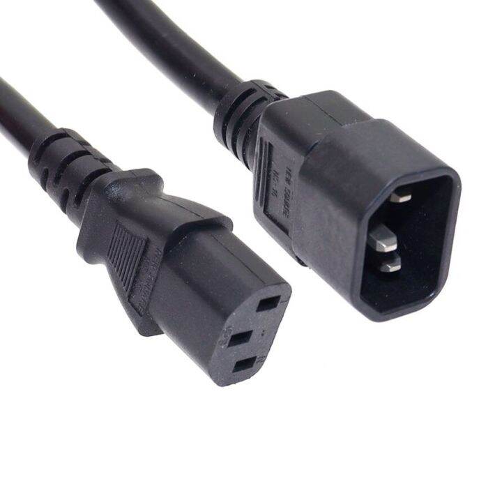 1.5M UNIVERSAL Power Supply Cord Male to Female PDU UPS Extension Cable ...