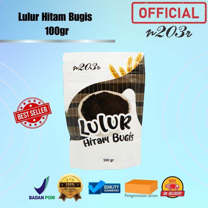 Lulur Hitam Bugis N203R Original 20 gr | Lazada Indonesia