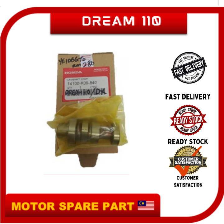 HONDA EX5 DREAM 110 EX5 110 WAVE110 DX WAVE 100-DX WAVE 110DX CAMSHAFT CAM SHAFT 100% ORIGINAL ...