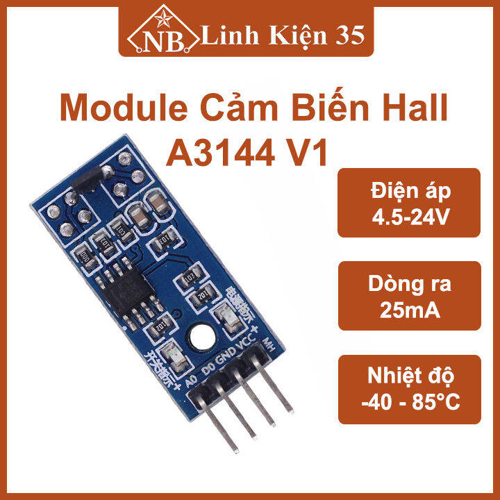 Module cảm biến từ trường Hall A3144 V1 | Lazada.vn