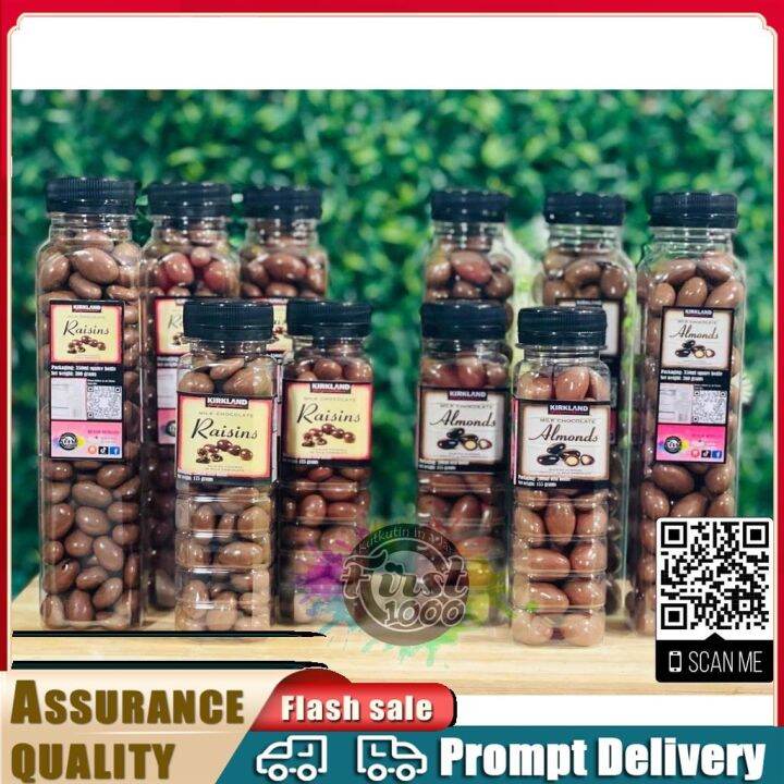 卍 KIRKLAND Chocolate ALMONDS / RAISINS by First1000 (200 ml otso bottle ...