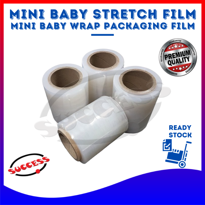 SUCCESS 125mm x 0.47Kg Mini Baby Transparent Stretch Film Clear ...