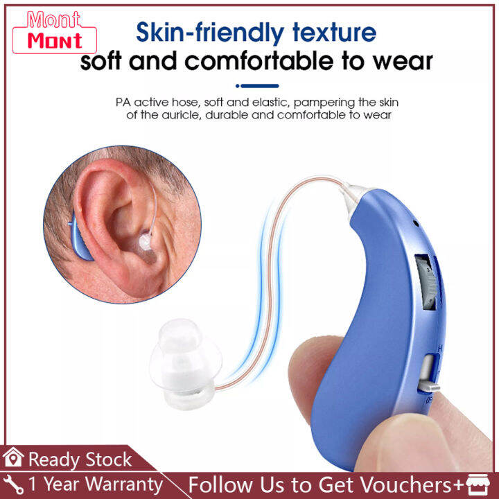 Hearing Aid Amplifier for adult senior original USB Rechargeable ...