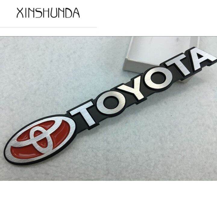 XSD 1 x Metal TOYOTA Logo Side Rear Emblem Badge Sticker Toyota | Lazada PH