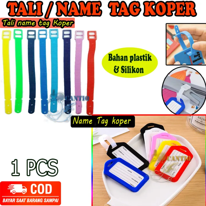QCF 1 Pcs Tali Name Tag Koper Tali Koper / Luggage Name Tag Koper ...