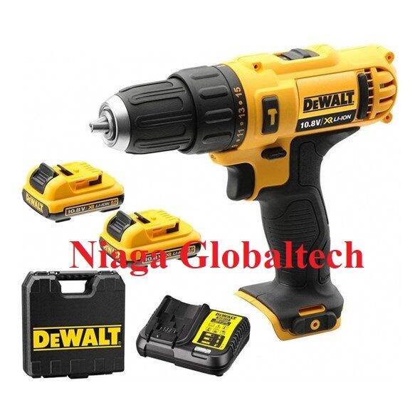 DEWALT DCD716C2K CORDLESS COMPACT DRILL DRIVER BOR BATERAI DCD716 | Lazada Indonesia