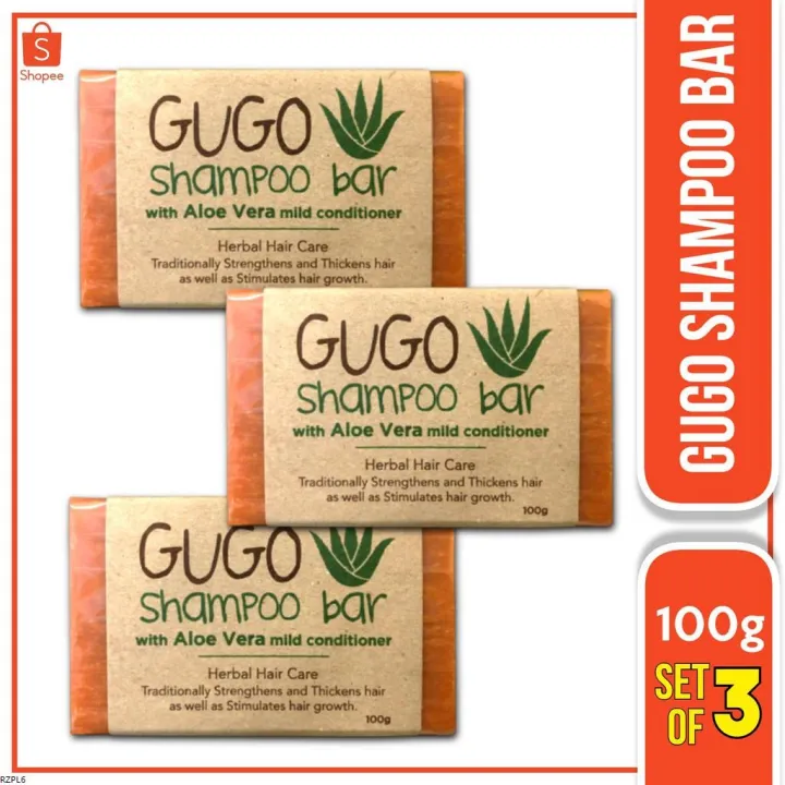 Set of 3 Original Bendurya GUGO w Aloe Vera Shampoo Bar | gugo ...
