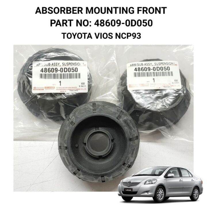 48609-0D050 Toyota Vios Ncp93 Absorber Mounting (1Unit) | Lazada