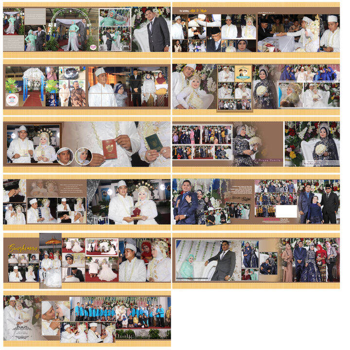 Template PSD Kolase Wedding terbaik Vol 2 | Lazada Indonesia