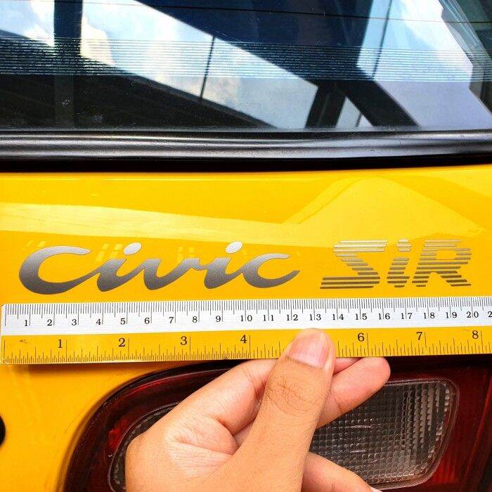 STIKER CIVIC SIR GENIO ESTILO HONDA HATCHBACK JDM STIKER MOBIL CUTTING ...