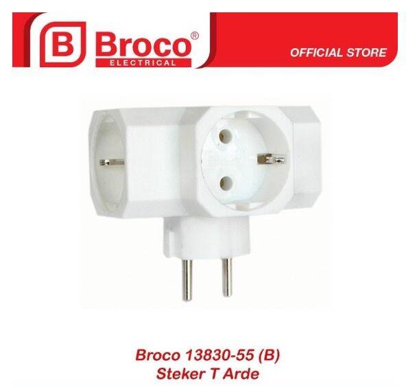Steker T Arde Broco Colokan T BROCO - Colokan Cabang 3 lubang - BROCO T ...