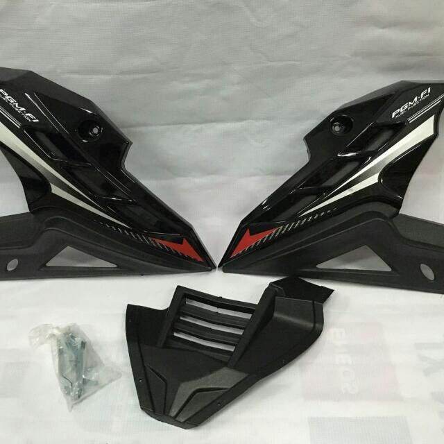 MESIN Ns200 Engine Cover NS200 Engine Cover Kawasaki Pulsar NS200 ...