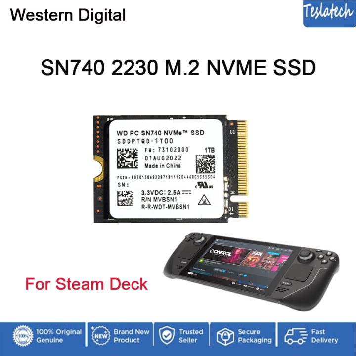 (Ready stock)Western Digital WDKST SN740 2230 SSD Solid State Drive 1TB ...