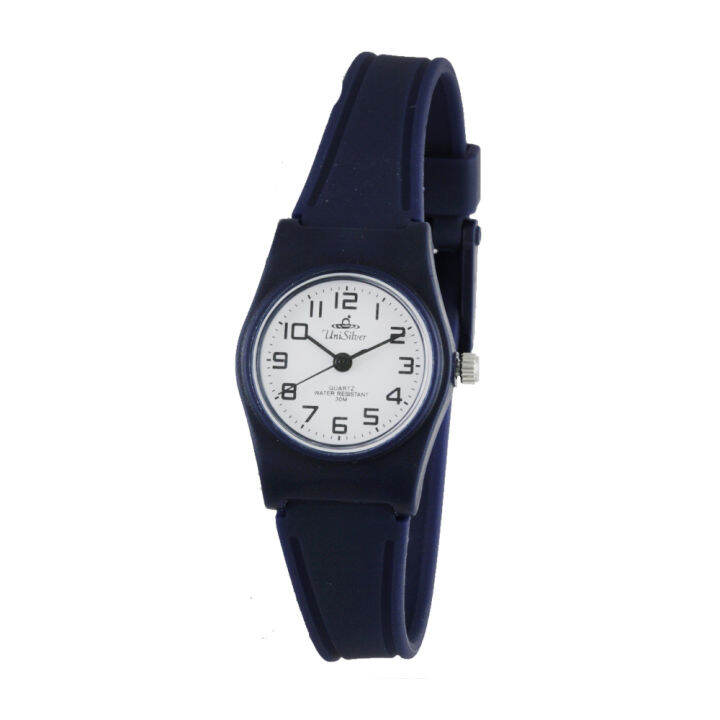 UniSilver TIME Women's Small Analog Navy Blue Rubber KW4788-2002 Watch ...