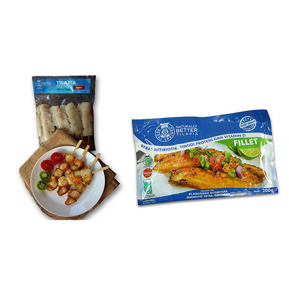Regal Springs Tilapia Fillet 200gr + Regal Springs Tilapia Fish Skewer ...
