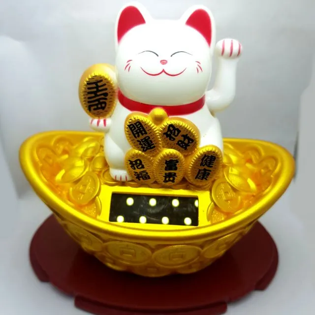 popular Blessed Maneki Neko waiving cat | Lazada PH