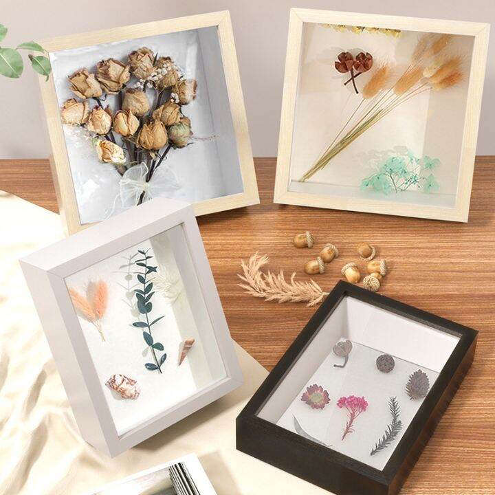 ☢℡ Dried Flower 3D Photo Frames Insect Specimen Display Frames Empty ...
