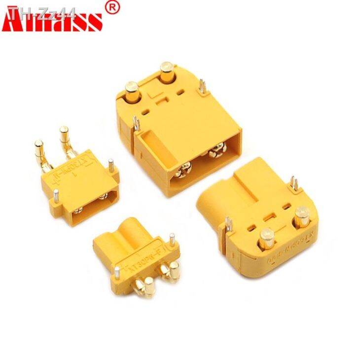 Amass XT30PW XT60PW Plug Male Female Connector Lipo Battery PCB Board Banana Golden Head Right ...